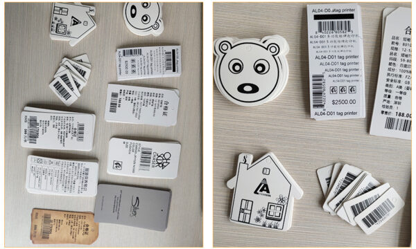 Single Clothing Hang Tag Printer for Custom Tags AMD41D