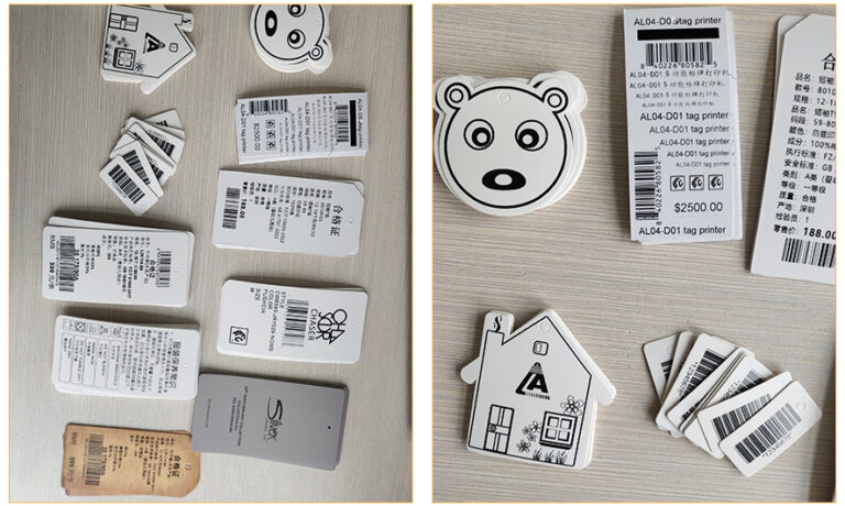 Single Clothing Hang Tag Printer for Custom Tags AMD41D