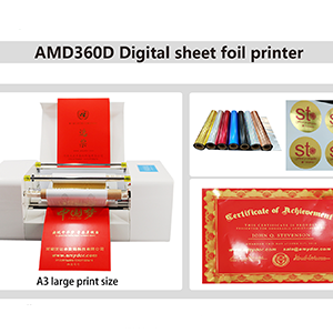 Amydor digital hot Foil Printer: Personalized hot stamping